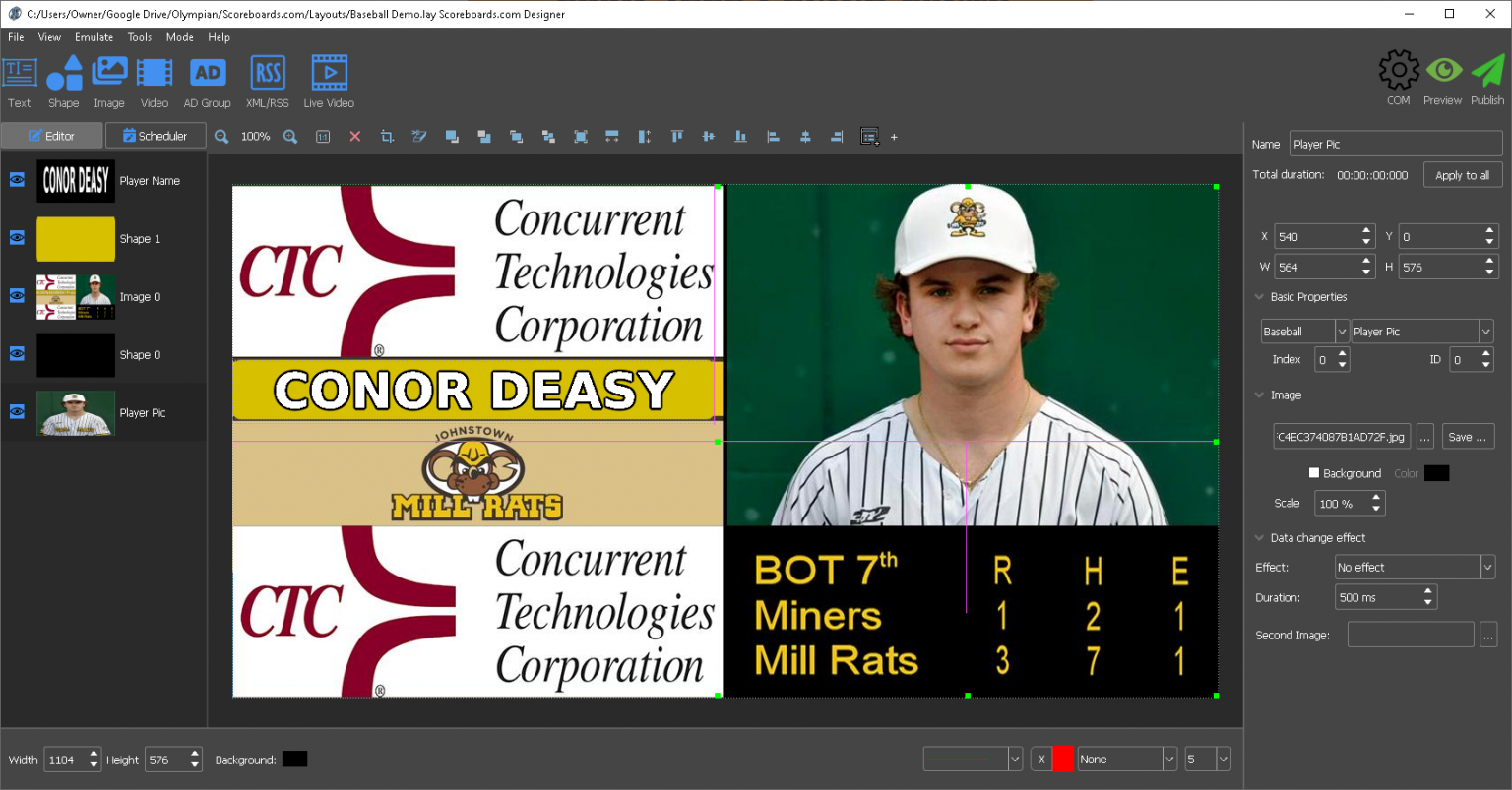 LED Baseball / Softball Video Scoreboard Software – ScoreBoards.com