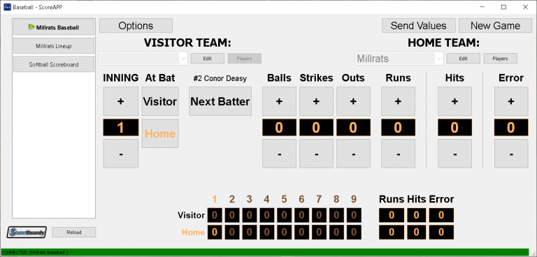LED Baseball / Softball Video Scoreboard Software – ScoreBoards.com