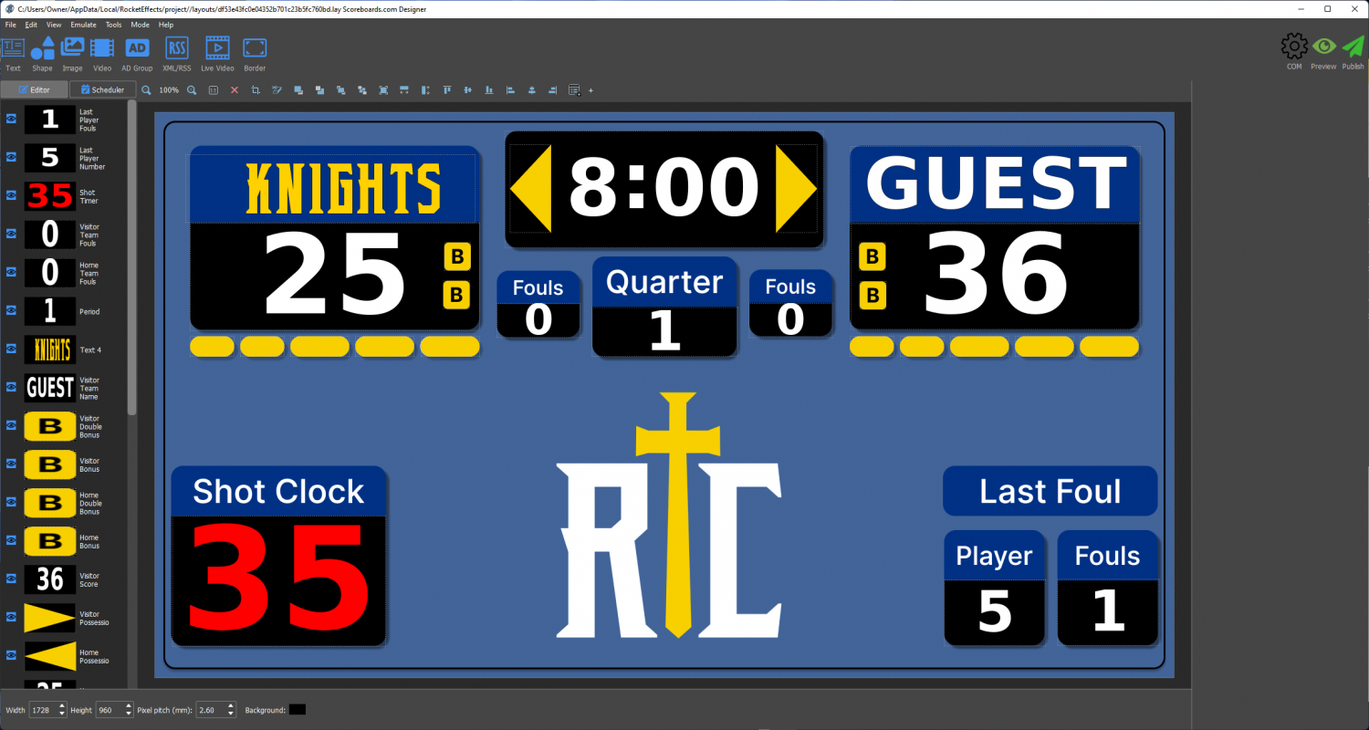 Rocket Effects – ScoreBoards.com
